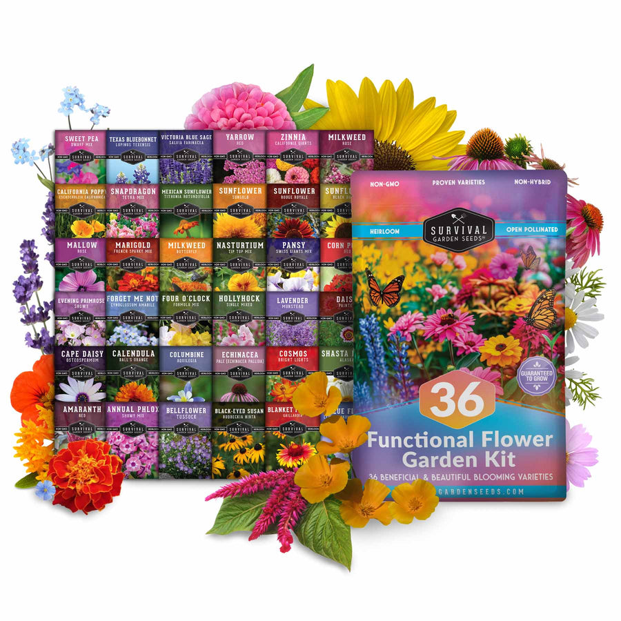 Flower Seed Packets – SurvivalGardenSeeds