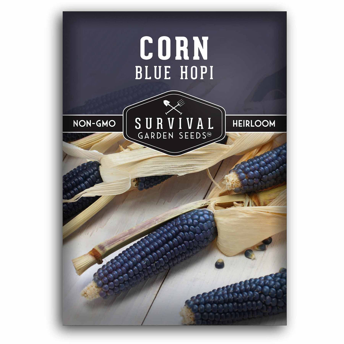 Blue Hopi Corn – Heirloom Seeds – SurvivalGardenSeeds