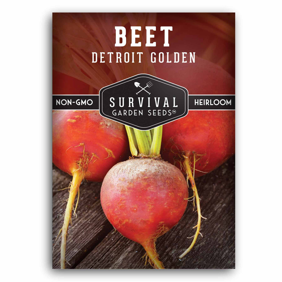 Detroit Golden Beet Seeds – Sweet Heirloom Variety – SurvivalGardenSeeds