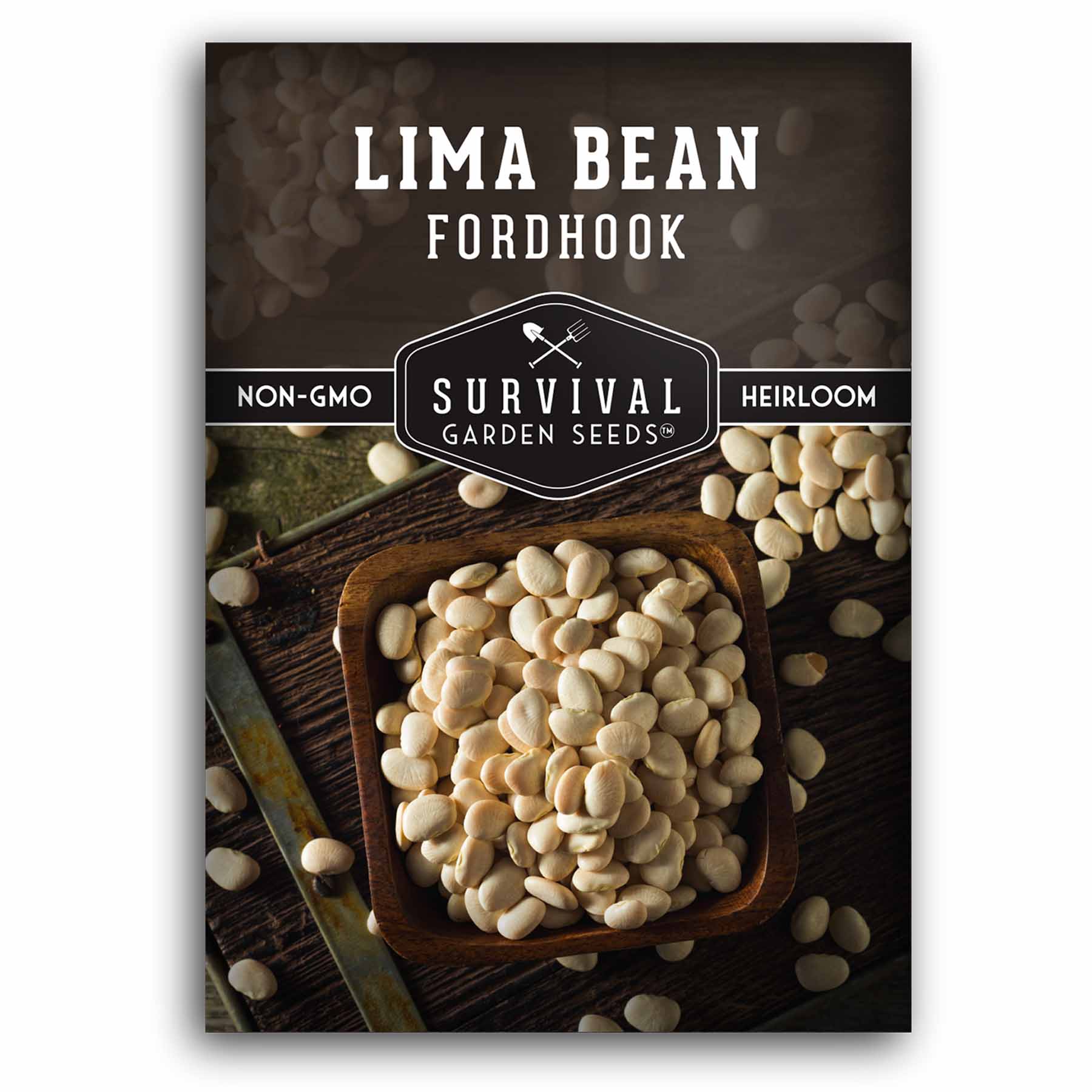 Fordhook Lima Bean Seeds - Butter Beans - SurvivalGardenSeeds