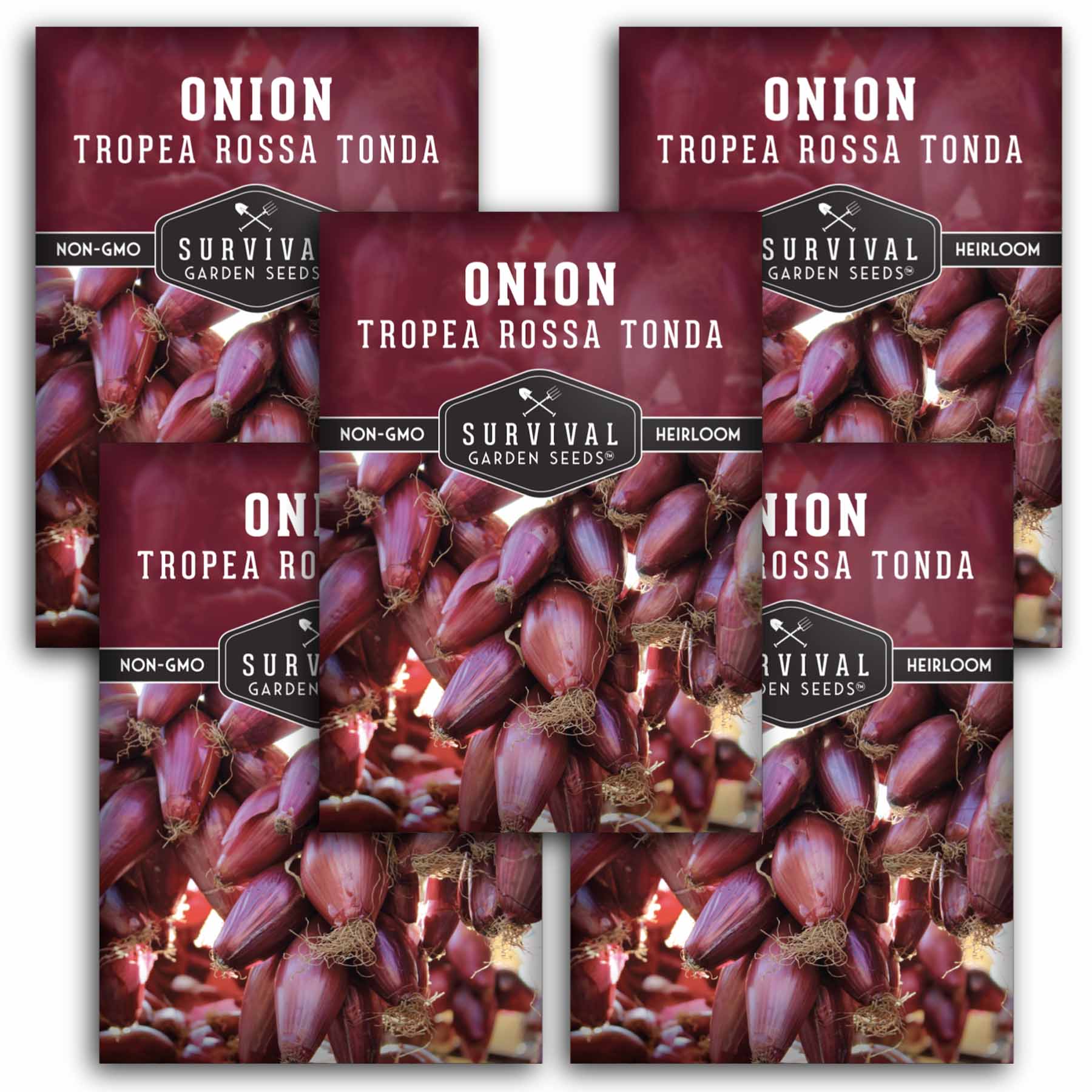 Tropea Rossa Tonda Onion Seeds - Italian Long Day Onion ...