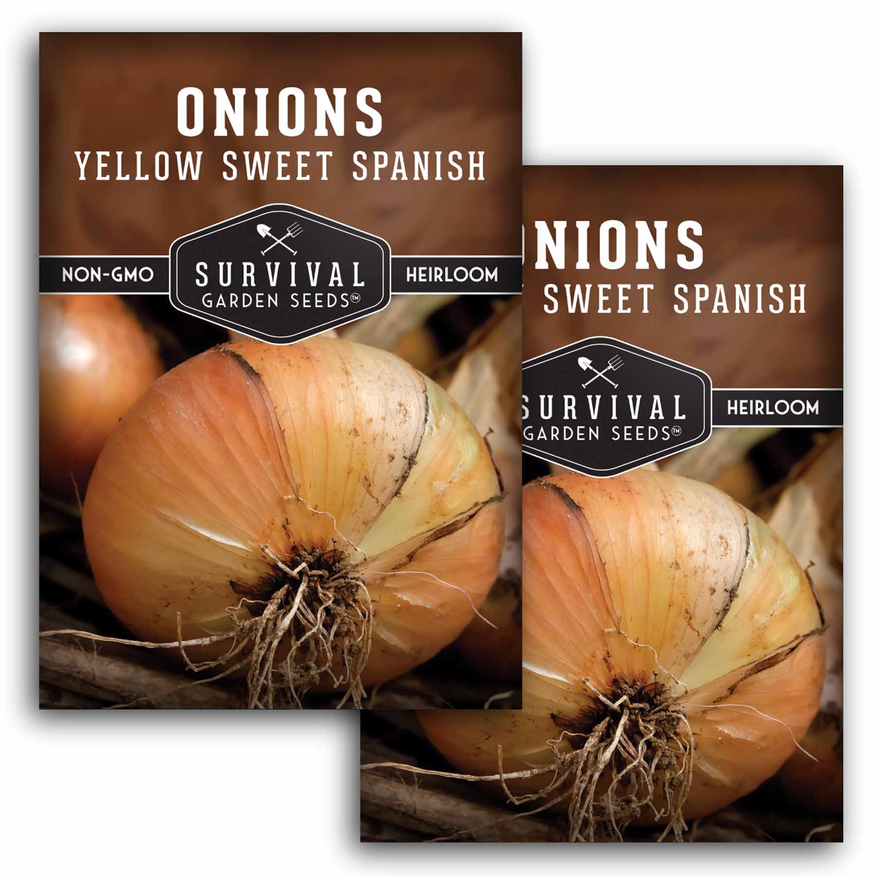 Yellow Sweet Spanish Onion Seeds - Long-Day Onion - SurvivalGardenSeeds