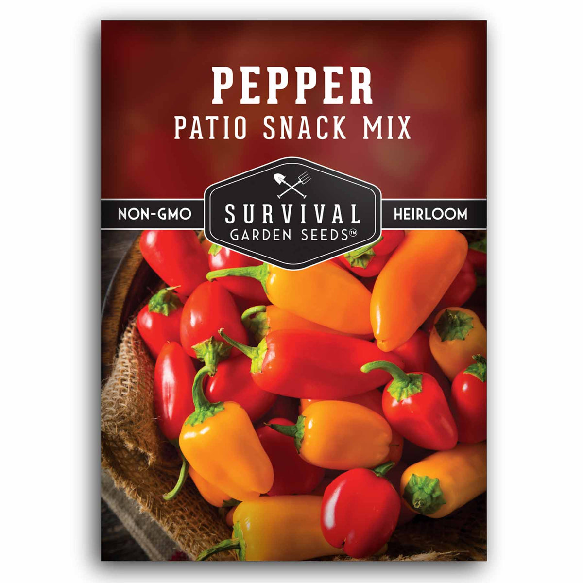 Mini Sweet Pepper Mix – Heirloom Non-GMO Seeds – SurvivalGardenSeeds