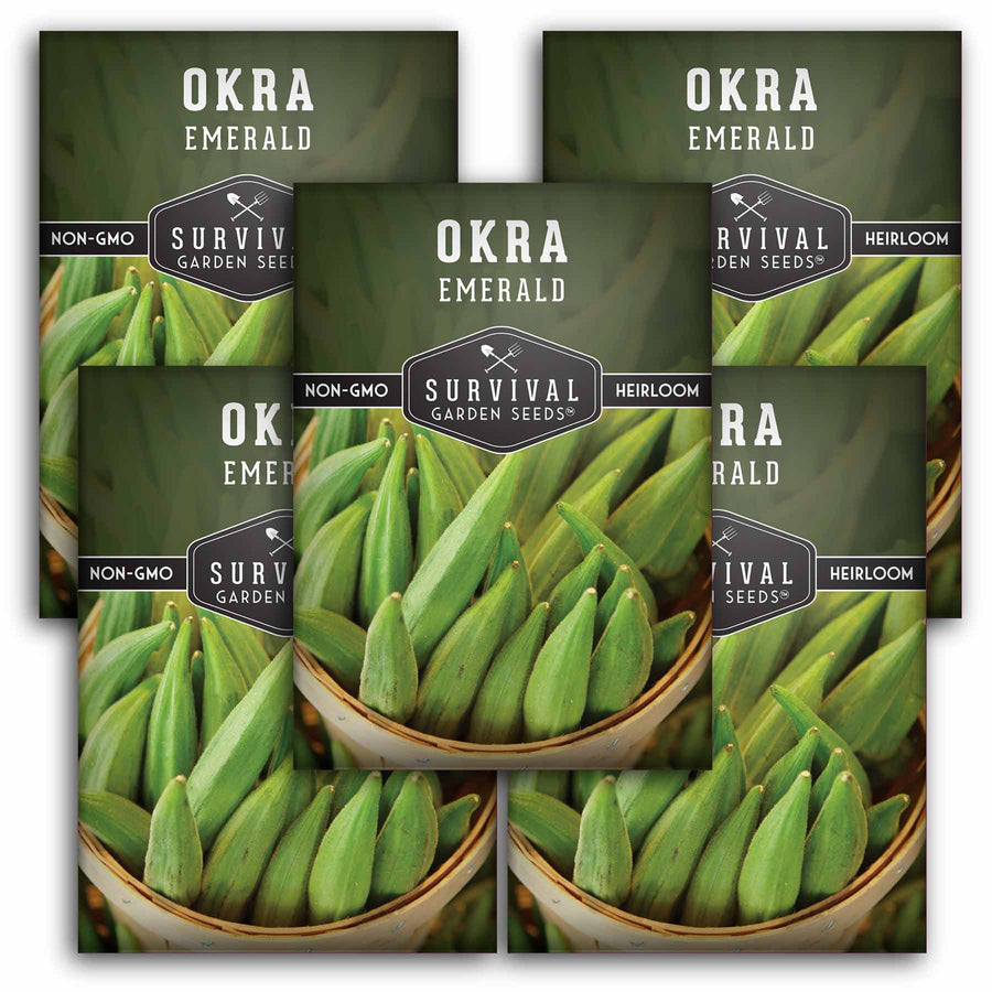 Okra Seeds – SurvivalGardenSeeds