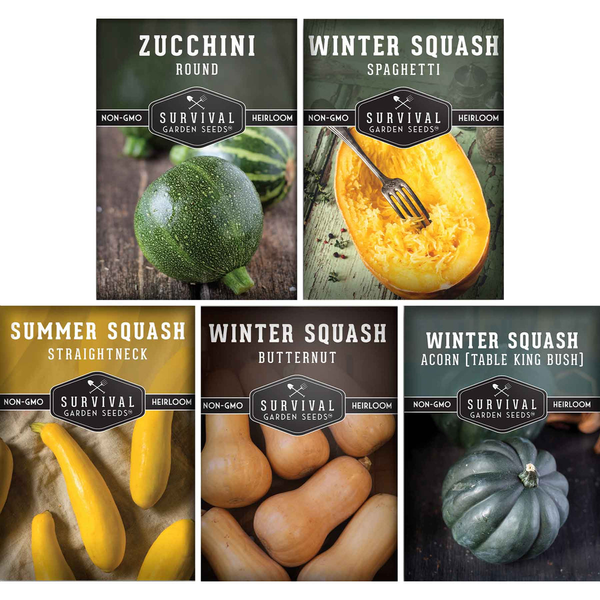 Winter & Summer Squash Seed Collection – SurvivalGardenSeeds