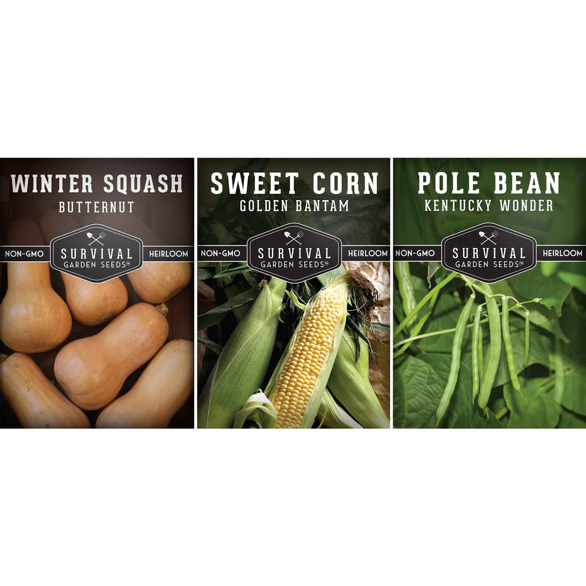 Three Sisters Vegetable Seed Collection – SurvivalGardenSeeds