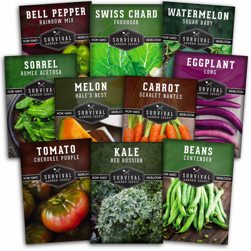 Drought Tolerant Vegetable Seed Collection – SurvivalGardenSeeds
