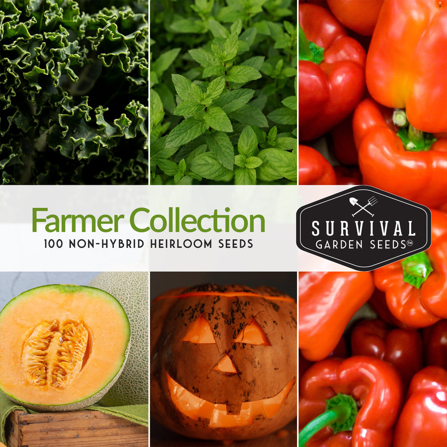 Farmers Seed Collection - 100 Seed Packets – SurvivalGardenSeeds