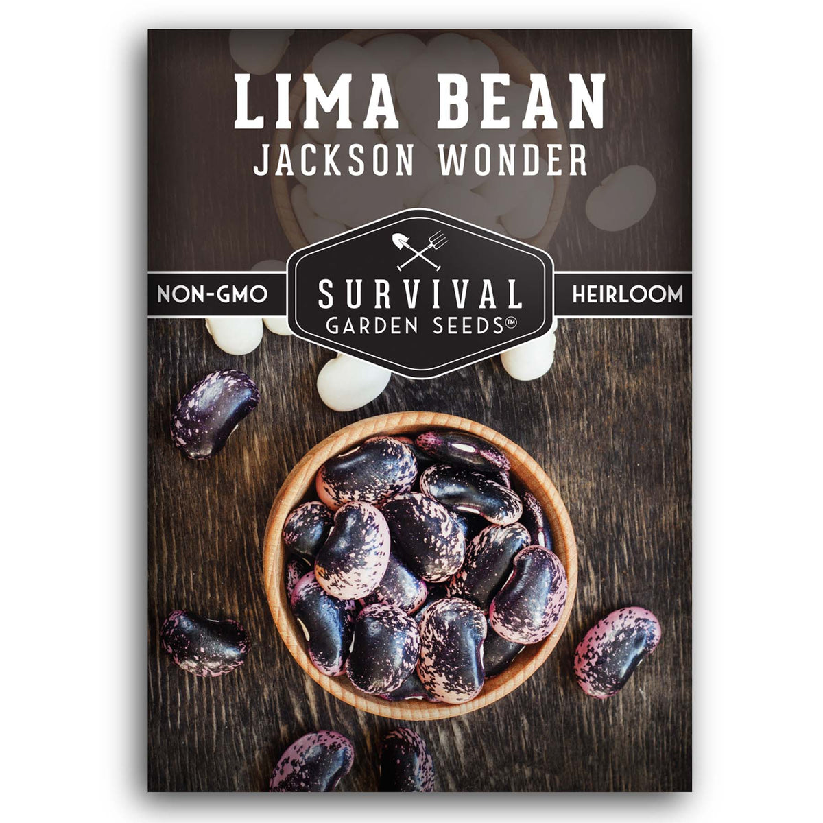 Jackson Wonder Lima Bean Seeds for Planting – SurvivalGardenSeeds
