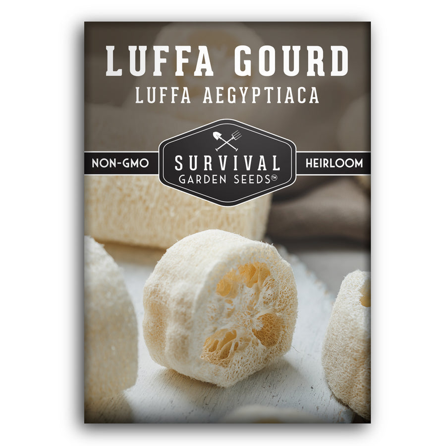Luffa Gourd Seeds – Grow Natural Loofah Sponges – SurvivalGardenSeeds