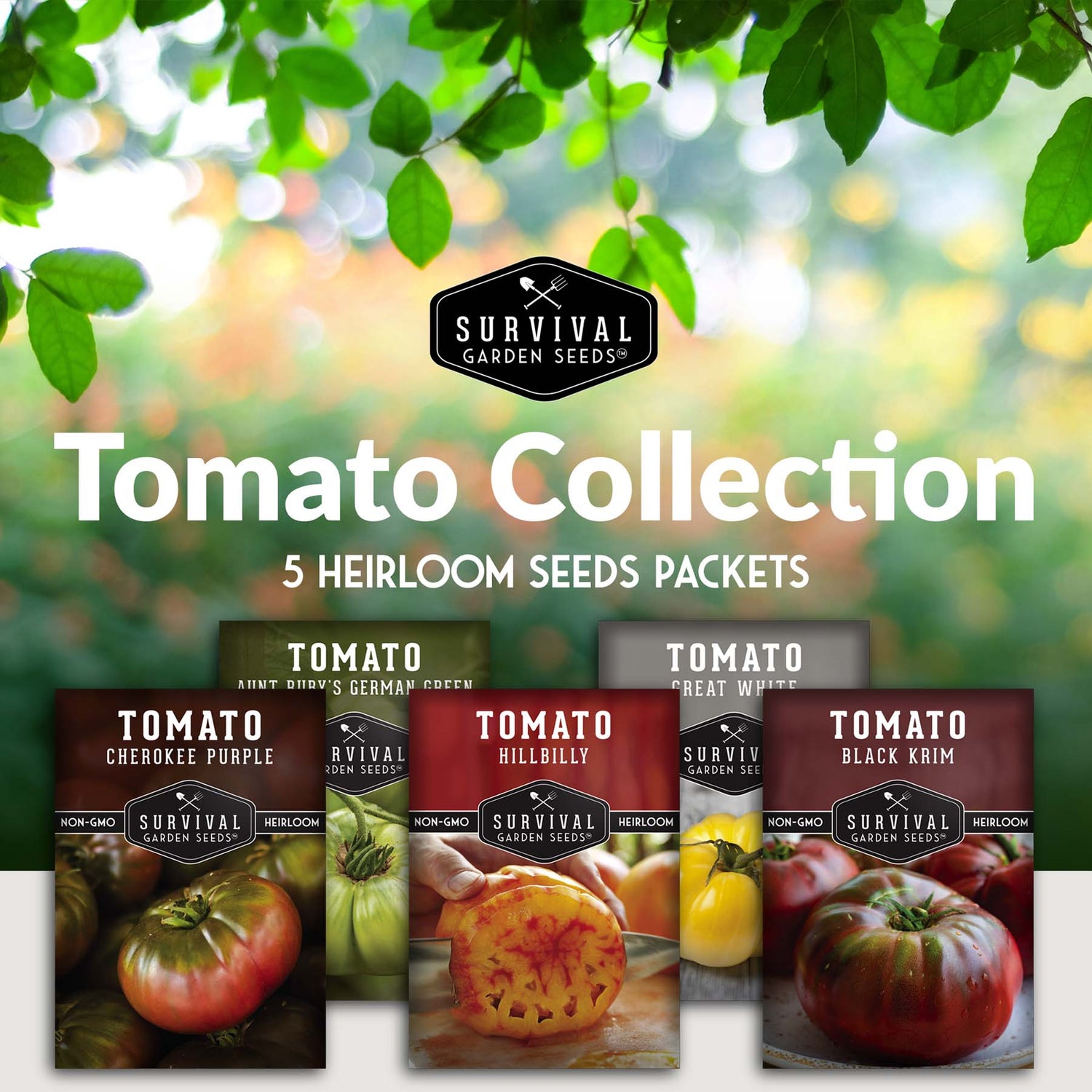 5 Varieties of Colorful Heirloom Tomatoes – SurvivalGardenSeeds