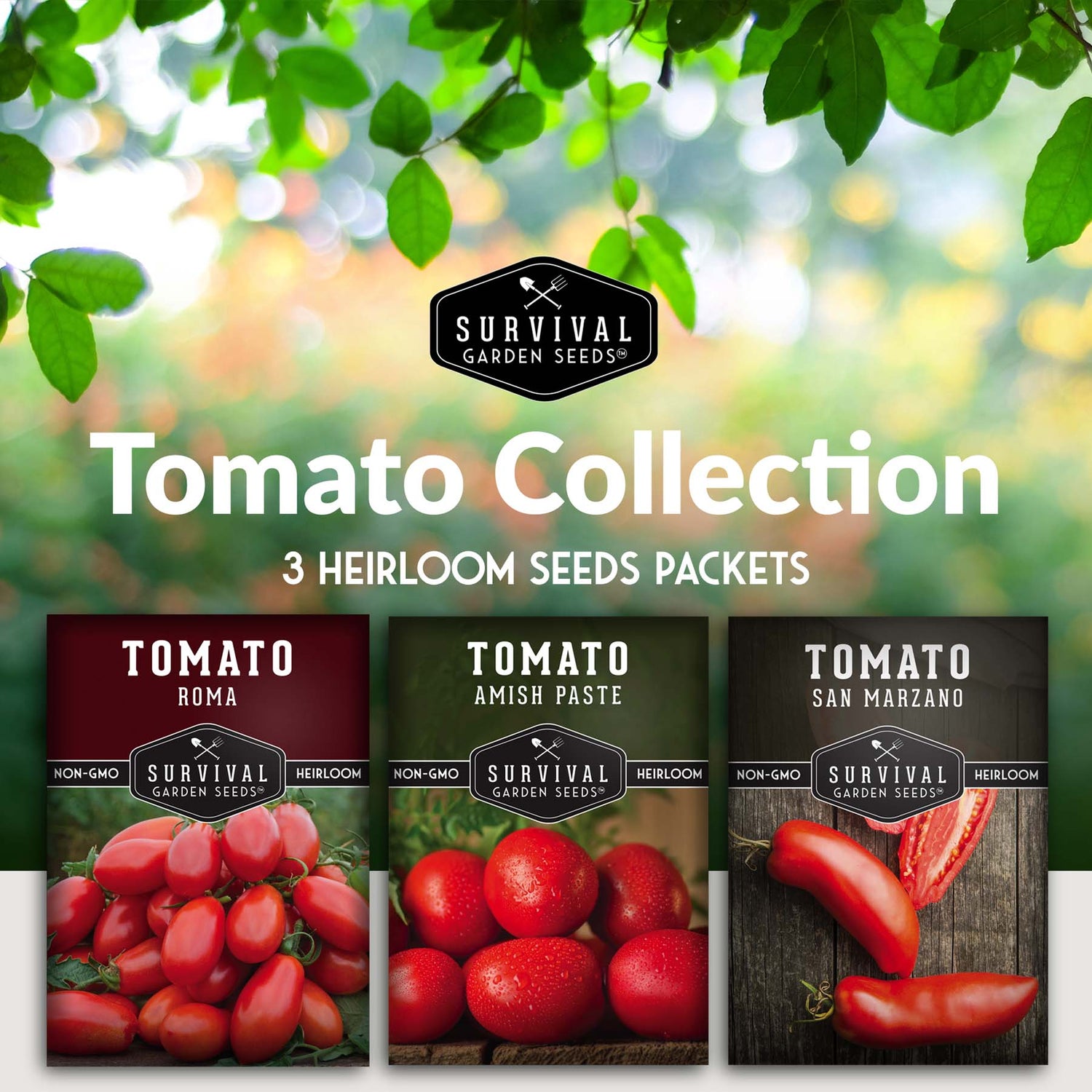 Heirloom Paste Tomato Seed Collection – SurvivalGardenSeeds
